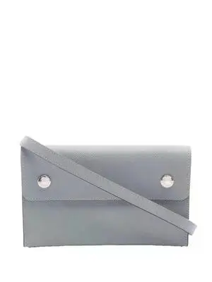 Hermès 2026 Epsom Hermesnap Wallet On Strap Crossbody Bag - Grey