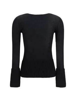 Alaïa Merino Wool Crewneck Top