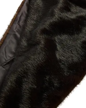 Veronica Beard Faux Fur Triangle Scarf