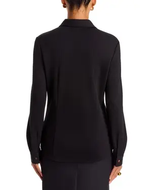 Lafayette 148 New York Slim Fit Button Down Top