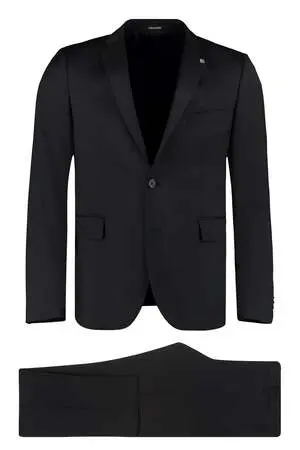 Tagliatore Virgin Wool Two-piece Suit - Black