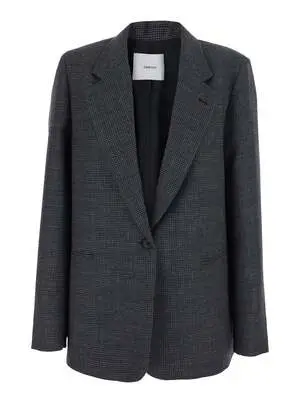 GRIFONI Grifoni Single-Breasted Notched Revers Blazer With Long Sleeves
