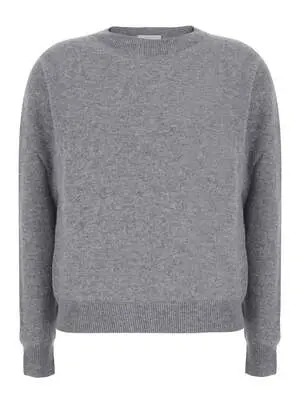 SOLOCASCMIR Tech Fabric High Neck Long Sleeve Top For - Grey