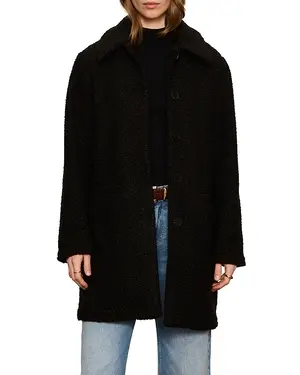 Sanctuary Upside Spread Collar Faux Fur Cozy Jacket