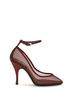Alaïa Nude Mesh Pumps - Multicolor