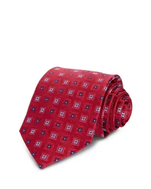 Bloomingdale'S Silk Classic Medallion Tie - Exclusive Red