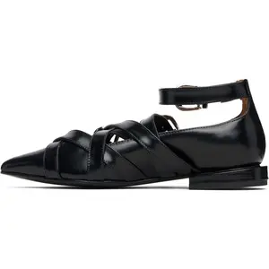 Toga Criss-cross Strap Ballet Flats