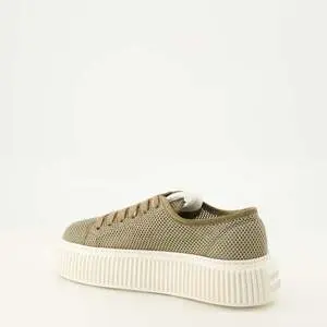 Miu Miu Mesh Platform Sneakers