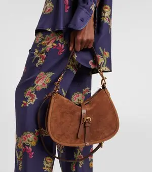Etro Small Suede Tote Bag