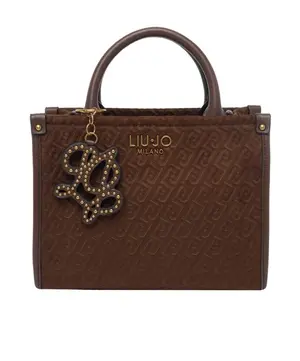 Liu Jo Monogram Small Tote Bag - Brown
