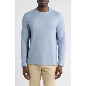 Johnston & Murphy Weaver Crew Sweater - Blue