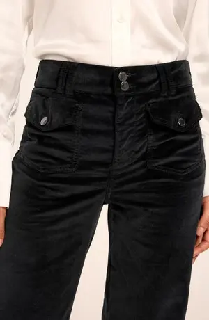 Ramy Brook Fay Velveteen Wide Leg Pants