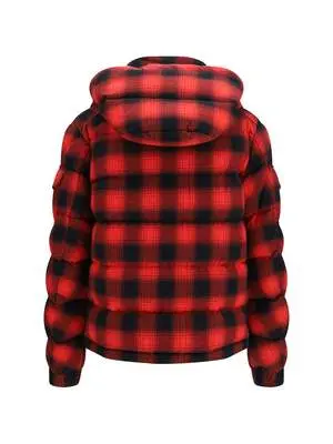 Moncler Airor Down Jacket With Hood - Red