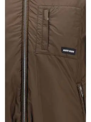 Miu Miu Short Ripstop Down Jacket