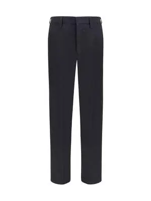 Prada Garment Dyed Cotton Pants - Blue