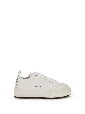 Dsquared2 Platform Canvas Sneakers - White