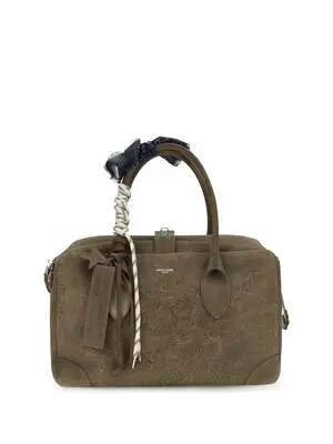 GOLDEN GOOSE Vita Medium Leather Travel Bag - Brown