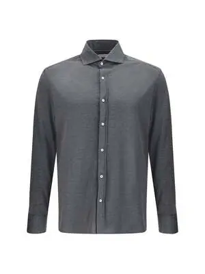 Brunello Cucinelli Silk Shirt - Gray