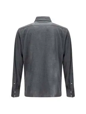 Brunello Cucinelli Silk Shirt - Gray