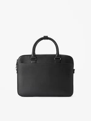 Tiger Of Sweden Bosun Leather Briefcase - Black