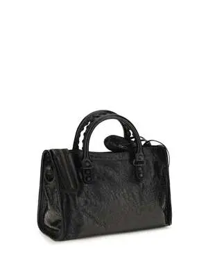 Balenciaga Small Le City Handbag - Black