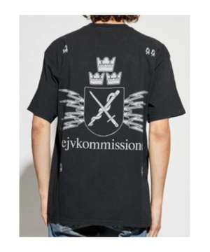 44 LABEL GROUP Graphic Printed Crewneck T-shirt