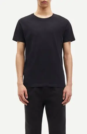 Samsøe Samsøe Kronos Organic Cotton T-shirt - Black