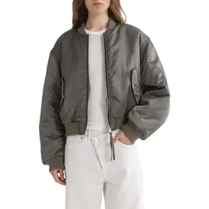 AGOLDE Frankie Reversible Bomber Jacket Fern