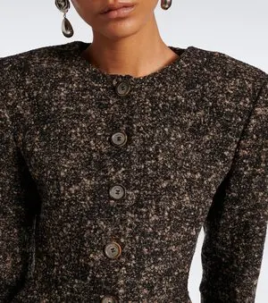 Magda Butrym Wool And Cashmere-blend Bouclé Jacket