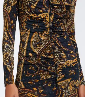 Ulla Johnson Ida Paisley Jersey Midi Dress