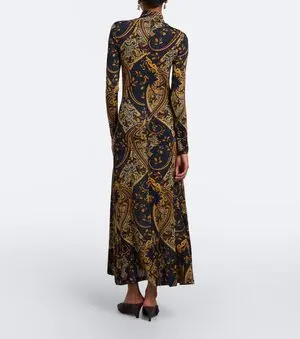 Ulla Johnson Ida Paisley Jersey Midi Dress