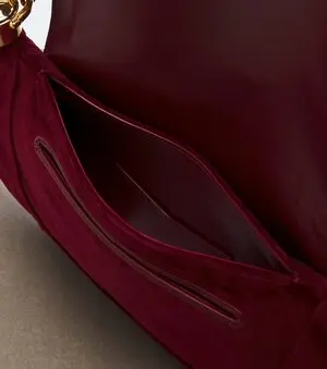 Chloé Marcie Foulard Small Velvet Shoulder Bag