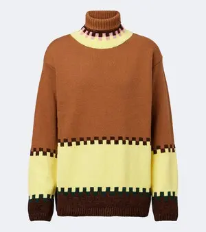 La DoubleJ Fireside Côte Anglaise Sweater - Multicoloured