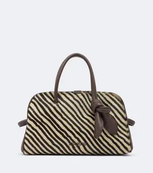 Jacquemus Turismo Small Calf Hair Bowling Bag
