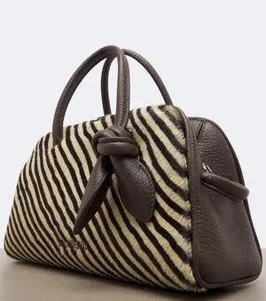 Jacquemus Turismo Small Calf Hair Bowling Bag