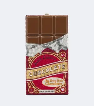 Judith Leiber Candy Bar Milk Chocolate Embellished Clutch