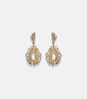 SUZANNE KALAN 18kt Earrings With Diamonds - Gold
