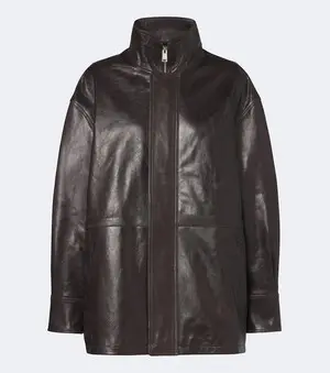ARMA Alia Leather Jacket - Brown