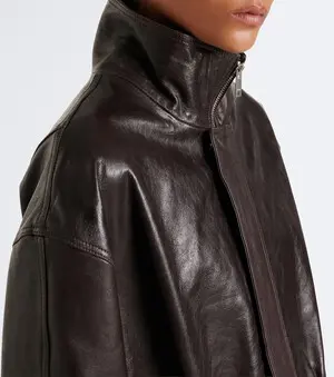 ARMA Alia Leather Jacket - Brown
