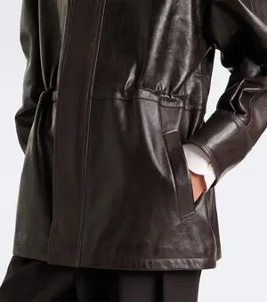 ARMA Alia Leather Jacket - Brown