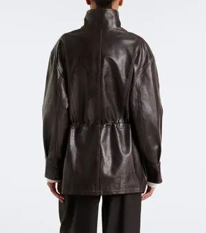 ARMA Alia Leather Jacket - Brown