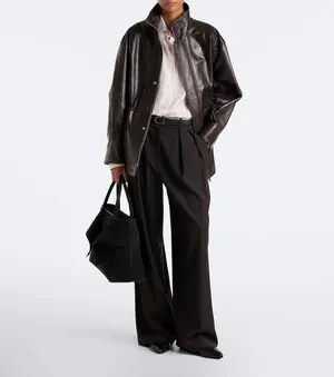 ARMA Alia Leather Jacket - Brown