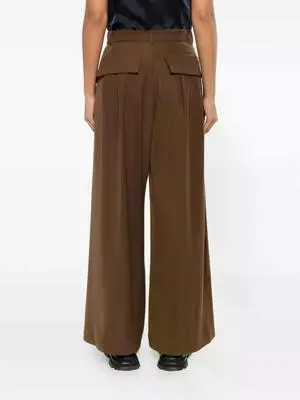 Sacai Belted Wide-leg Trousers