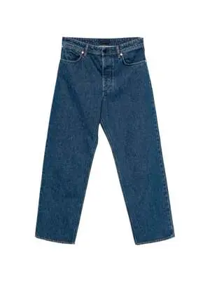 Stone Island Indigo Denim-raw` Jeans - Multicolor