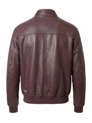 Tagliatore Ice` Leather Jacket - Multicolor