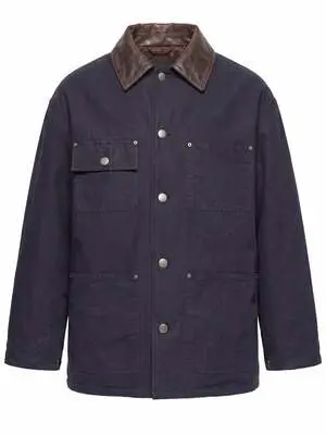 Prada Cotton And Re-nylon Down Jacket - Multicolor