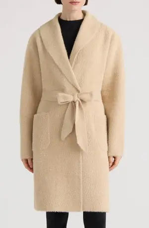NVLT Belted Sailor Collar Coatigan