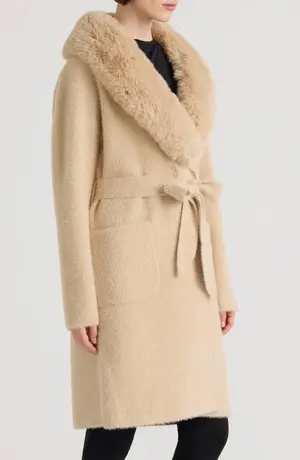 NVLT Belted Sailor Collar Coatigan