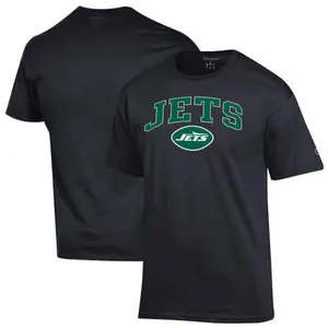 Champion New York Jets Arch Over Logo T-shirt - Black