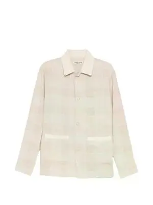 YOUNG N SANG Check-pattern Patch-pocket Jacket